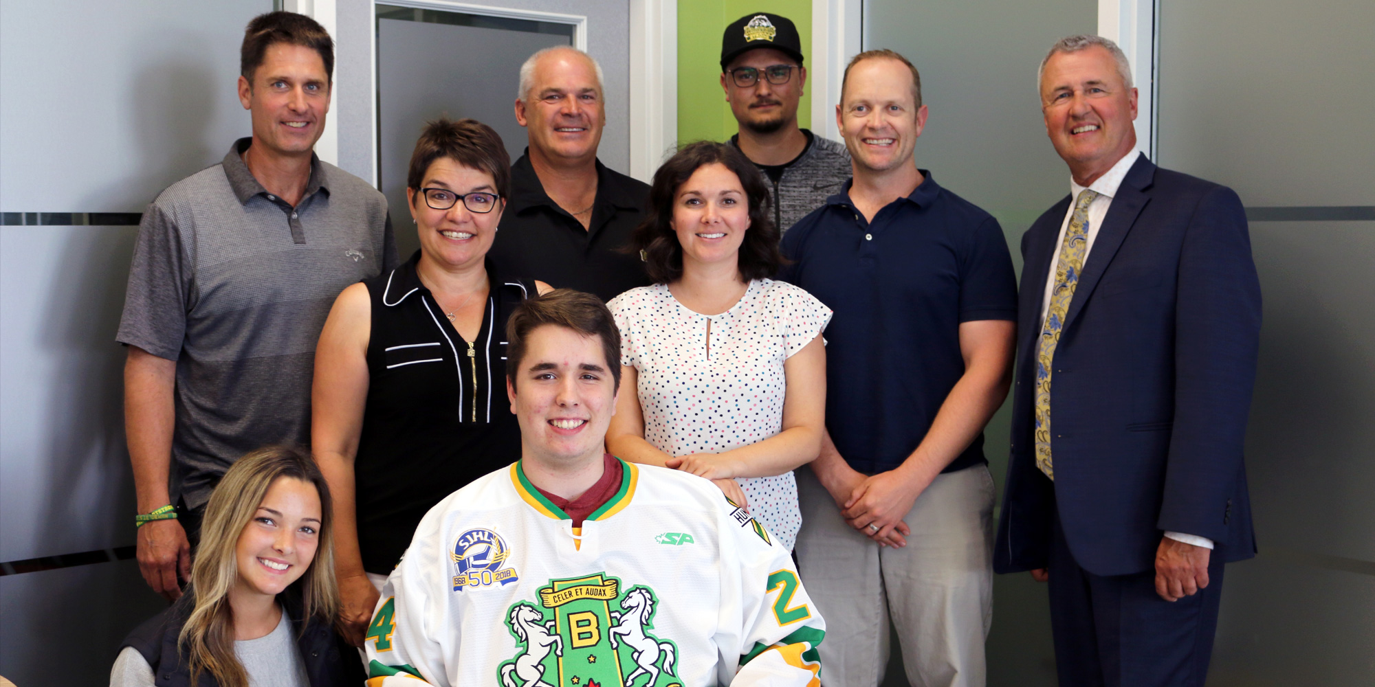 Humboldt Broncos Donate to Rehab Centre - Saskatoon City Hospital ...